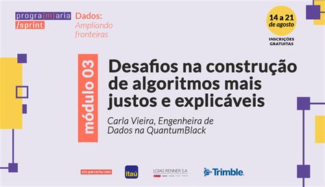 desafios na contrução de algoritmos justos PrograMaria