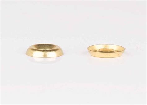 8 Gauge Screw Cups Surface Brass