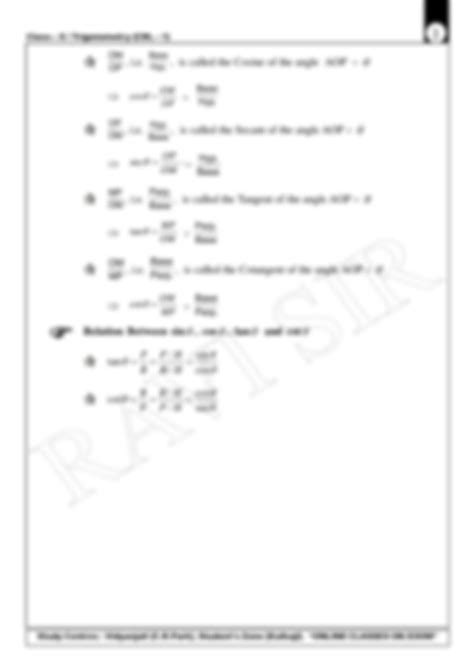 Solution Applications Of Trignometry 1 Studypool