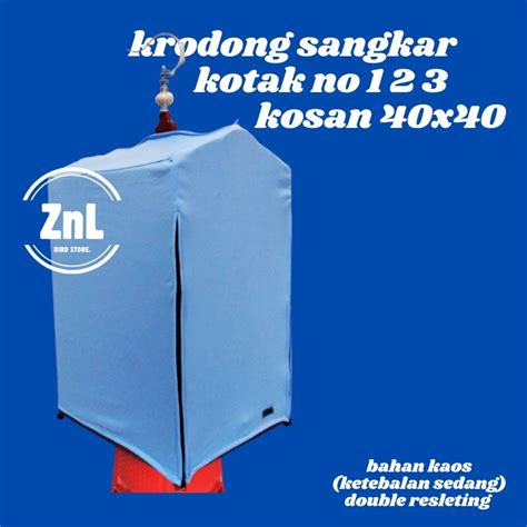 Jual Krodong Harian Sangkar Burung Kotak No 1234 And Kosan 40x40 Double Resleting Kanan Kiri Atas