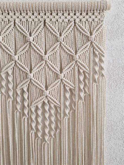 Большое панно в технике макраме