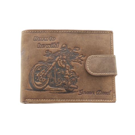 Portofel Piele Maro Motor Born To Be Wild