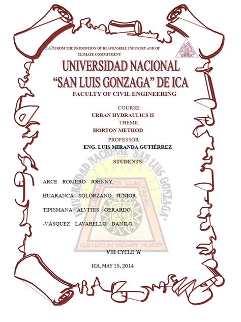 Horton Method Pdf Drainage Basin Hydrology