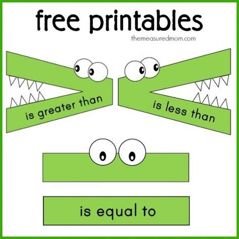 printable greater than less than alligator