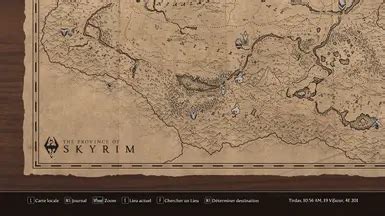 Edited Aesotorik And Duncan Paper Maps For Fwmf At Skyrim Special