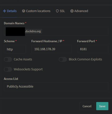 Unraid Mit Dem Nginx Proxy Manager Docker Container über Das Internet Verfügbar Machen Technium