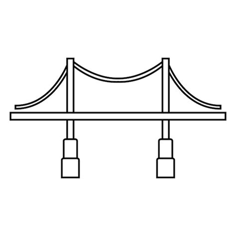 Premium Vector Bridge Icon Vector