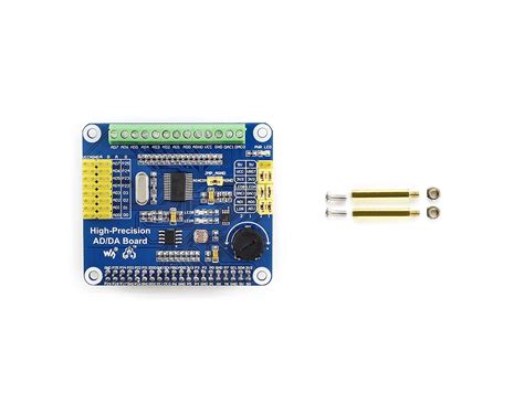 Amazon In Buy Waveshare Raspberry Pi High Precision AD DA Expansion Sheild Board Allows To Add