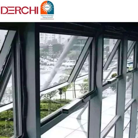 Glass Curtain Wall Awning Windows Industrial Hurricane Proof Windows