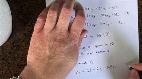 Gaussian Elimination Youtube