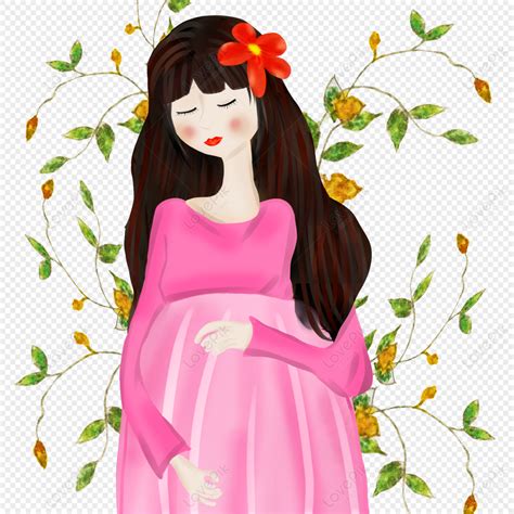임신 한 엄마 Png 일러스트 무료 다운로드 Lovepik