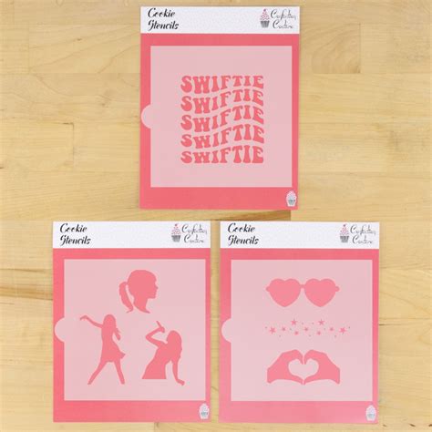 Swiftie Fan Stencil Set For Cookie Decorating Confection Couture Stencils