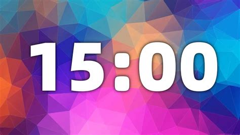 15 Minutes Countdown Timer With Ticking Sound Andalarm Clock Sound