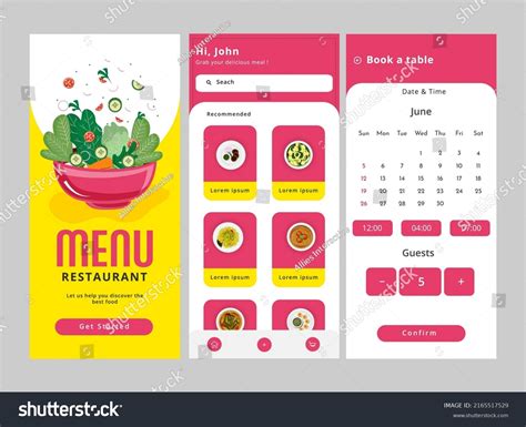 Set Mobile App Ui Ux Gui Stock Vector Royalty Free Shutterstock