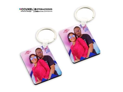 Get Custom Rectangle Shape Mdf Keychain Design And Printing In Nigeria
