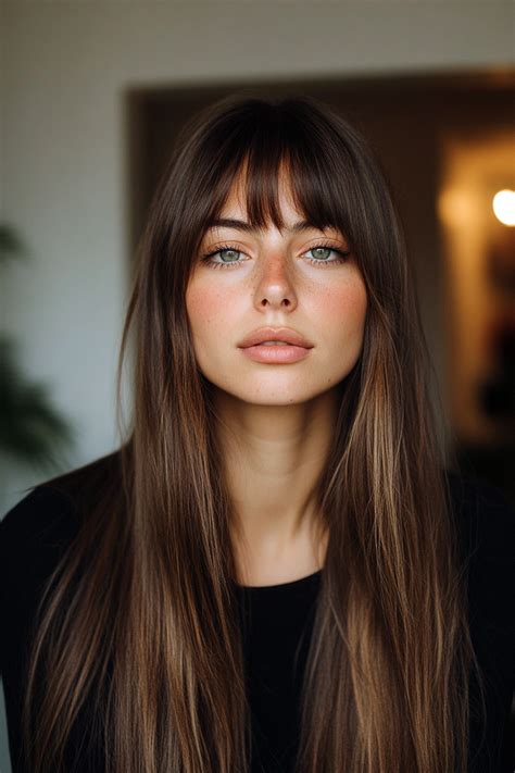 21 Stunning Hairstyles To Rock Blunt Bangs