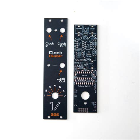 Clock Divider Eurorack Pcb And Front Panel Guru Gara Synth