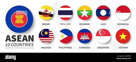 Asean Flag And Logo Flag Of Asean Wikipedia