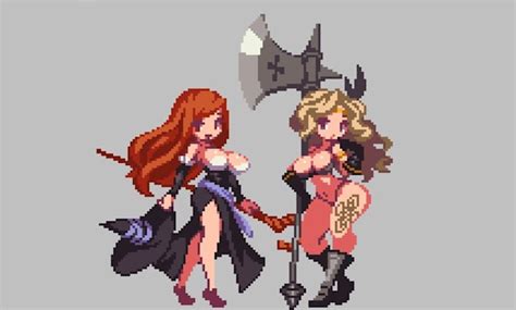 Do 2d Anime Nsfw Pixel Character Animation 2d Retro Pixel Game Art Nsfw