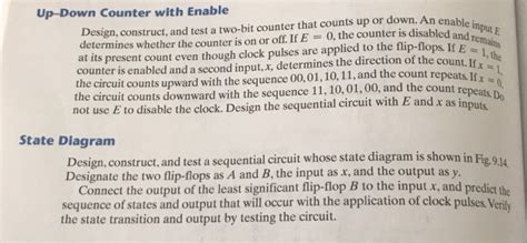 Solved Up Down Counter With Enable Design Construct And Chegg Com