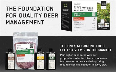 All In One Food Plot Seed Fertilizer For Deer 14 Acre