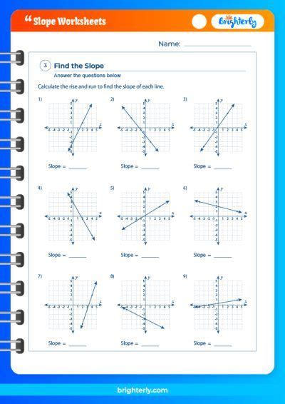 All You Need To Know About Slope Worksheets [pdfs]