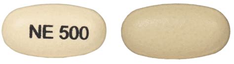 Ne 500 Pill Yellow Oval 18mm Pill Identifier