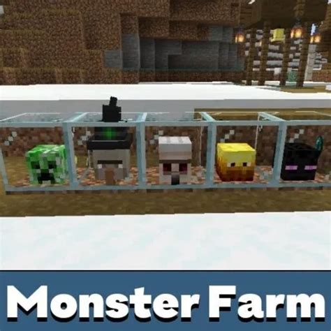 Download Monster Farm Mod For Minecraft Bedrock Edition