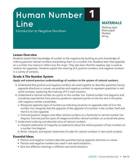 Blank Inequality Number Line