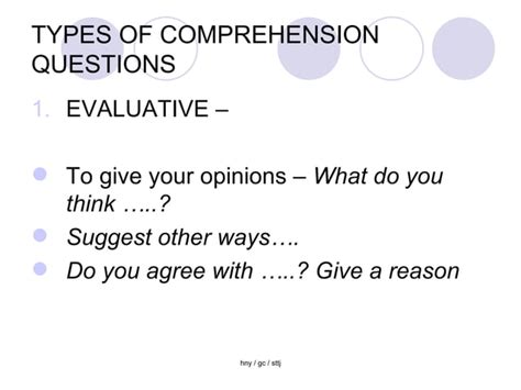 Reading Comprehension Ppt