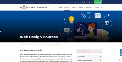 Top 05 Web Development Institutes In Rohini