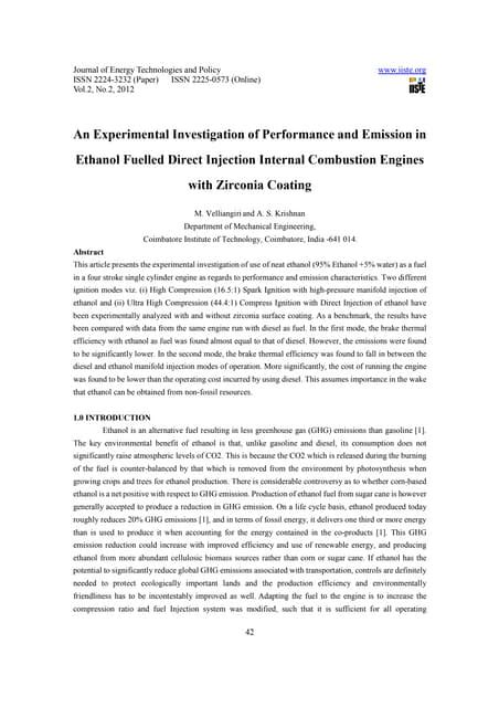 11 42 53 An Experimental Investigation Of Performance And Emission In