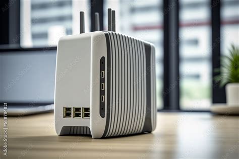 Router On The Table Router Is A Device That Forwards Data Packets Between Computer Networks