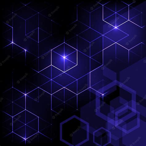 Premium Vector Blockchain Technology Background Blockchain Vector