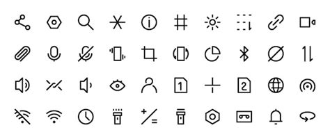 Premium Vector Smartphone Pulldown Status Bar Icon Set Essential