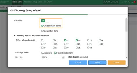 Technical Tip How To Use The Vpn Manager Default Fortinet Community