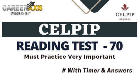 Celpip Reading Mock Test Celpip Reading Practice Test Go It