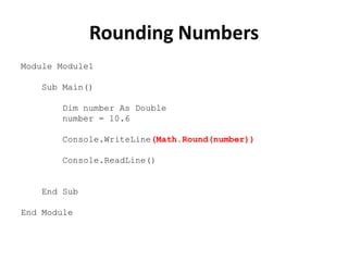 Rounding Numbers PPT