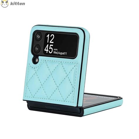 Кожаный чехол For Samsung Galaxy Z Flip 3 Самсунг Z Flip 3 чехол