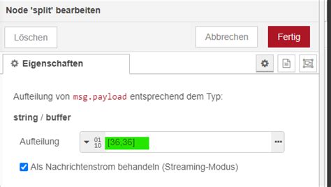 Split Node Does Not Split A Message Stream Injecting A Buffer · Issue