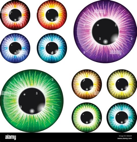 Eye Pupil Iris Vector Symbol Icon Design Beautiful Illustration