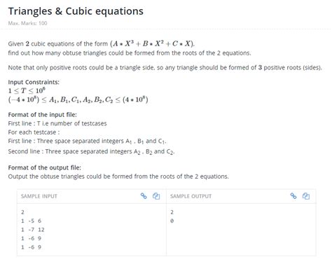 C Triangles And Cubic Polynomials Stack Overflow