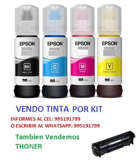 Vendo Tintas Y Thoner En Lima Otros Artículos 842996