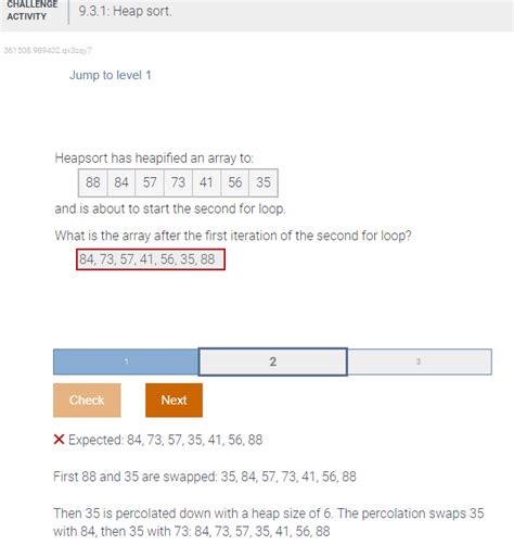 Solved Challenge Activity 931 Heap Sort