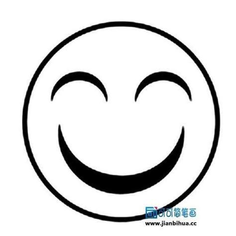 开心表情简笔画大全可爱（最新10张） 简笔画图片大全