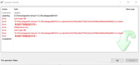 Svn更新 Can‘t Open File Svn找不到文件subversion Cant Open File Csdn博客