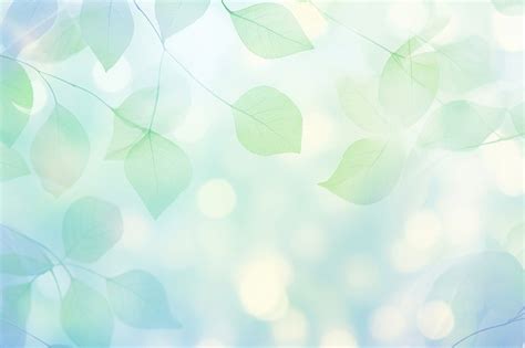 Leaf Pattern Bokeh Effect Background Free Photo Illustration Rawpixel