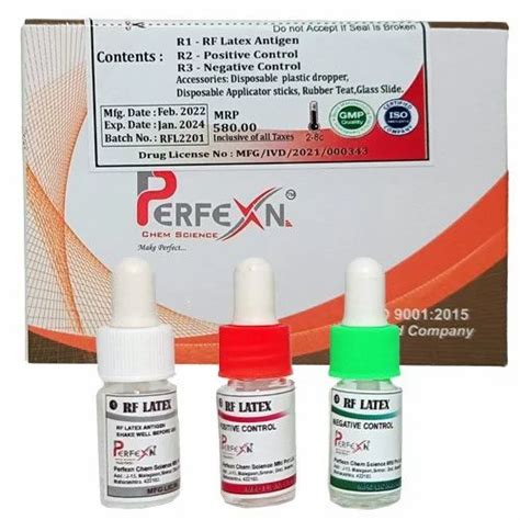 Perfexn Rf Latex Test Kit At ₹ 500 Kit In Sinnar Id 26820373833