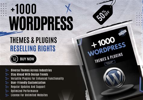 1000 wordpress themes and plugins