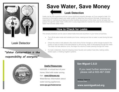 Water Leak Detection San Miguel Csd